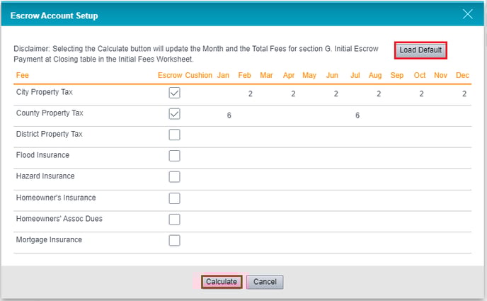 8114 Applying Templated Escrow Tables to a File in Zenly